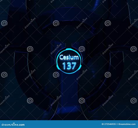 Cesium 137 Hazardous Danger Radioactive Industry Energy Atomic Sign Nuclear Symbol Radiation Cesium 137 Hazardous Danger Radioactive Industry Energy Atomic Sign Nuclear Symbol Radiation