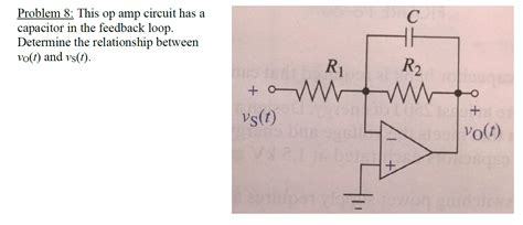 Op Amp Comparator Feedback Capacitor At Dorla Walker Blog