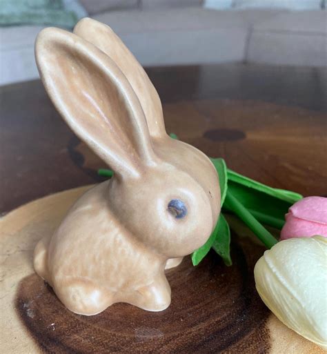 Vintage Sylvac Snub Nosed Ceramic Bunny Etsy