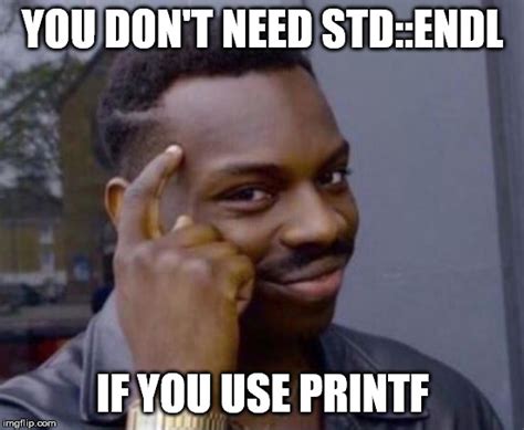 don t use std endl r cpp