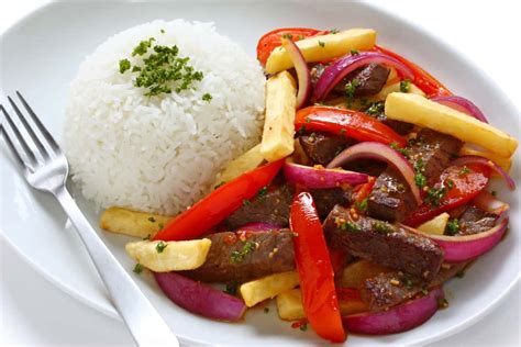 Lomo Saltado Peruvian Stir Fry Beef Dish Recipe