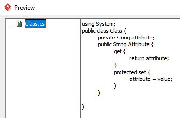 UML Class Diagram Instant Generator C Access Modifiers On Properties Setters UML