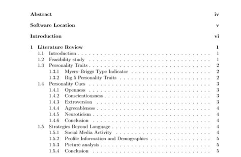 Display Only Unique Page Numbers In Table Of Content TeX LaTeX Stack Exchange