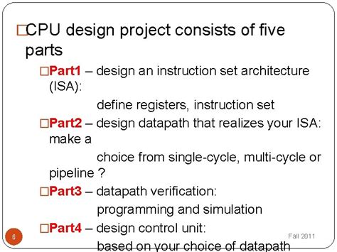 Computer Architecture And Design Elec 52006200 Class Project