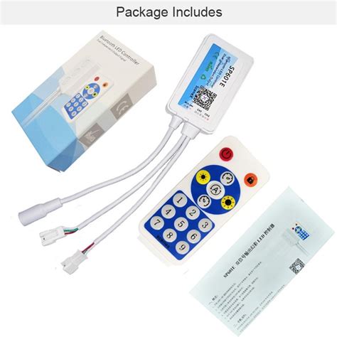 SP E Bluetooth LED Controller Dual Output Signal Built In Mic Addressable Pixels LED RGB Strip