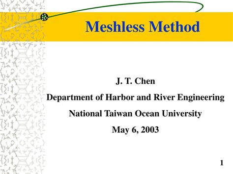 PPT Equivalence Of Trefftz Method And MFS For Laplace Equation PowerPoint Presentation ID
