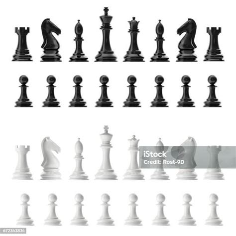 아이콘 체스에 고립 된 흰색 배경 지능형 게임 3 차원 렌더링의 투명 세트 흰색에 대한 스톡 벡터 아트 및 기타 이미지 흰색