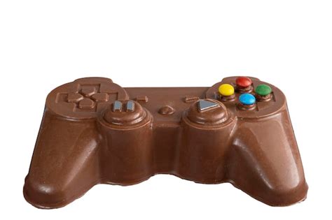 Premium Photo Milk Chocolate In The Shape Of A Video Game Controller
