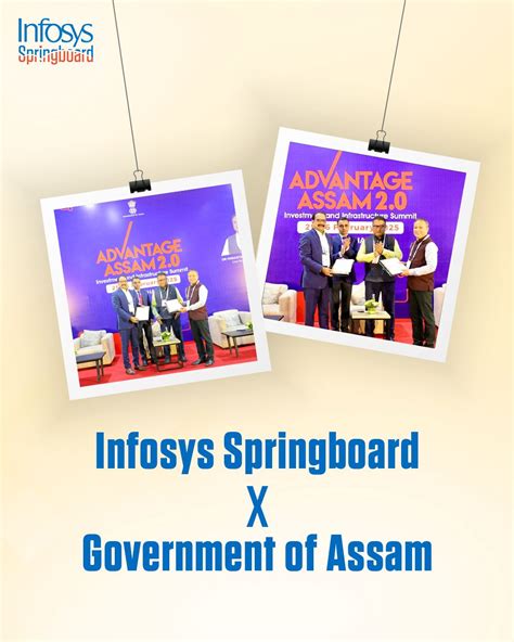 Infosys Springboard And Assam Government Collaborate On Digital Education Infosys Springboard
