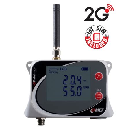 Gsm Temperature And Humidity Data Logger For External Probe With Built