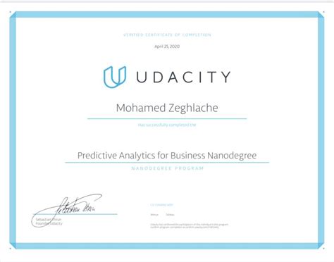 Mohamed Zeghlache On Linkedin Udacity Nanodegree Datascience