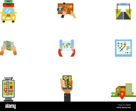 Exploration Icon Set Stock Vector Image And Art Alamy