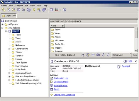 Information Systems Security Creating DB Database