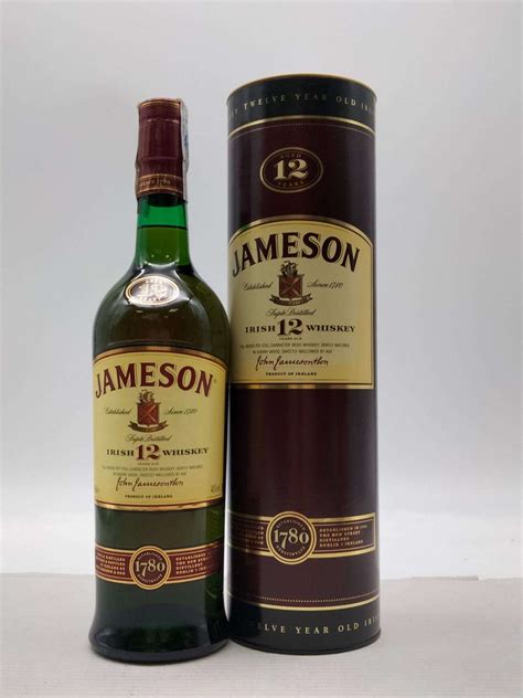 Jameson 12 Year Old Whiskey Bidders Irish Whiskey Auction Online