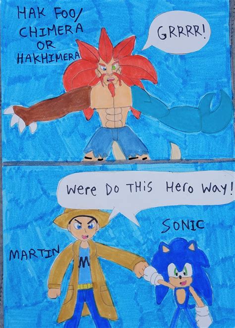Martin Han And Sonic Vs Hak Foohakhimera By Sbeom59 On Deviantart