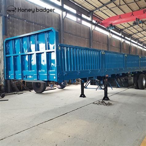 50 Ton Sidewall Truck Trailer Honey Badger Vehicle Honey Badger