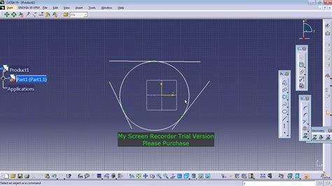 Various Commands Used In Catia 1 Youtube