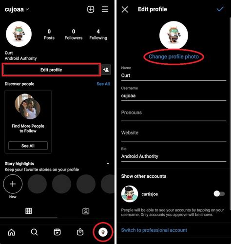 How To Change Your Instagram Profile Picture Zeru