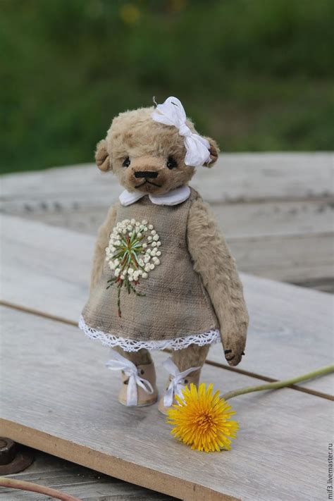 Cute Teddy Bear | Купить Тедди мишка. Одуванчик - белый, мишка тедди ...