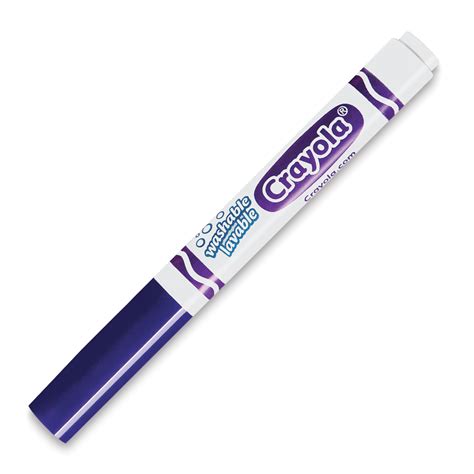 One Purple Crayola Marker Crayola Super Tips Markers 100pc Greytones