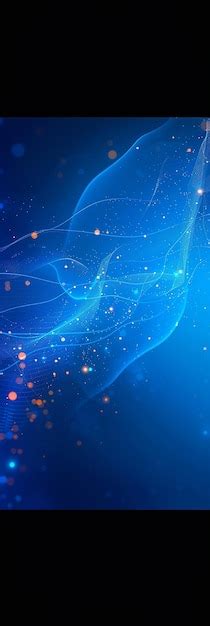 Blue Tech Background Premium Ai Generated Image