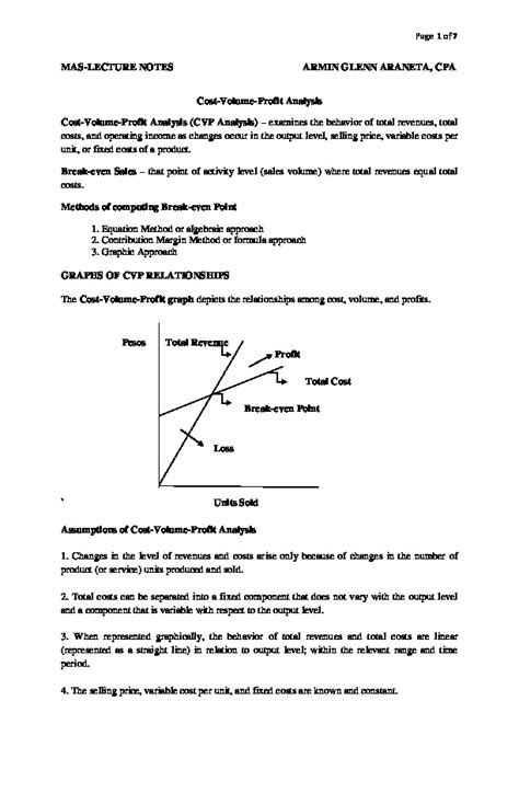 Mas 04 Cvp Analysis Pdfcoffee Com