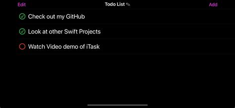 Github Leoarthurwalltodolistswift Basic Todo App Using Swift