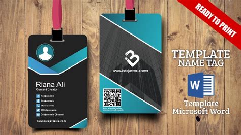 6 Free Contoh Desain Name Tag Panitia Vector Psd Cdr Contohdesain Riset
