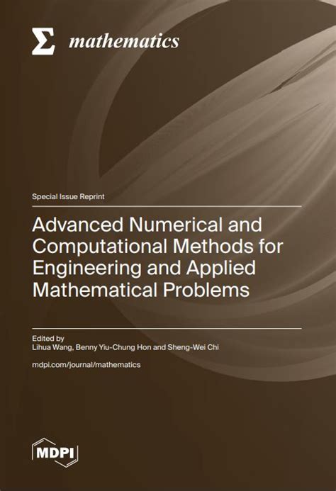 Numerical Computational Mdpiopenaccess Comscimathmdpi Booksmdpi Mathematics Mdpi