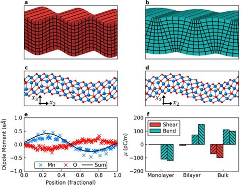 A And B Shows A Visualization Of The Shear Wave And Bending Modes