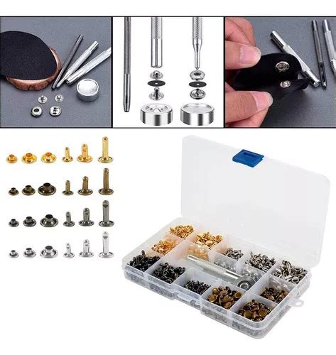 Remaches Metálicos De Presión Para Ropa 480 Unidades Cuotas Sin Interés