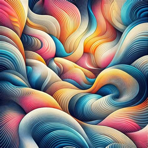 Image Of Colorful Kaleidoscopic Geometric Swirling Pattern Stock Illustration Illustration Of