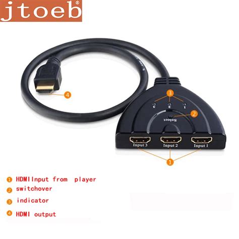 HDMI Distribution Input One Output Application For Computer Notebooks Set Top Boxes DVD