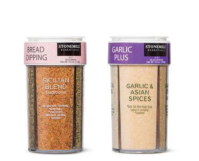 Stonemill Essentials 4 In 1 Gourmet Seasonings Aldi Us Specials