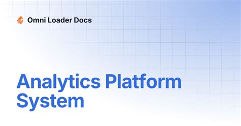 Analytics Platform System Omni Loader Docs