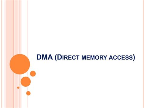 direct memory access controller slide pptx