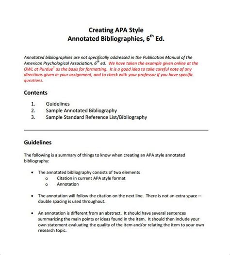 Annotated Bibliography Examples