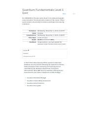 IBM Security Guardium Fundamentals Quiz: Key Concepts & | Course Hero