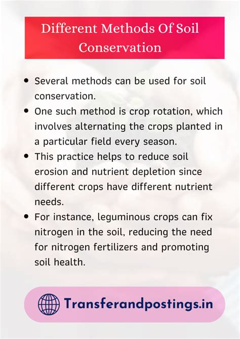 Paragraph On Soil Conservation: Preserving Our Natural Resources - Transfer and Postings