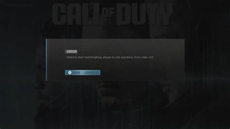 How To Fix Big Mw3 Error Code 112 Includes Warzone Fix One Esports