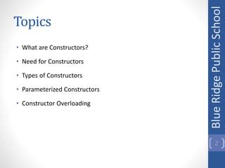Chapter 7 Constructors Pptx