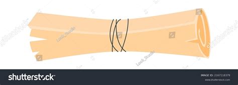 Ancient Papyrus Scroll Vector Illustration Stock Vector Royalty Free 2167118379 Shutterstock