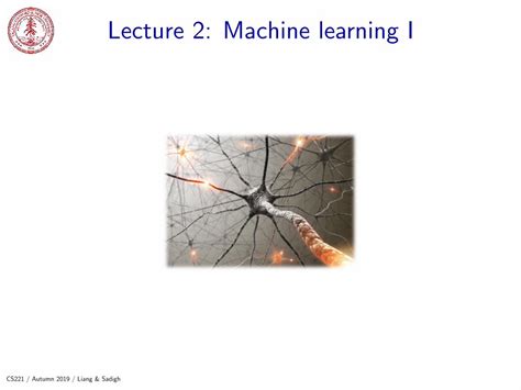 Pdf Lecture 2 Machine Learning I · Discrete Outputs Eg Yes Or