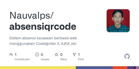 Github Nauvalps Absensiqrcode Sistem Absensi Karyawan Berbasis Web Menggunakan Codeigniter