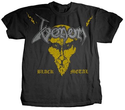Venom Black Metal Black T Shirt Burning Airlines