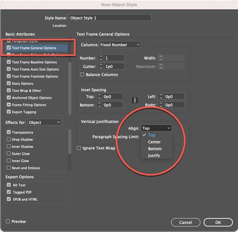 solved how to align text to the top of the frame in adobe adobe