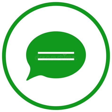 Chat Icon Dialog Text Stock Vector Illustration Of Flat 109023350