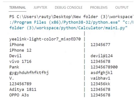 Find Wifi Passwords Using Python