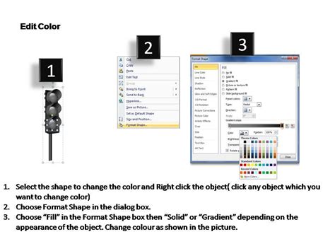 Traffic Lights Style 3 Powerpoint Presentation Slides Powerpoint