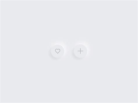 neumorphic button animation by vadim demenko on dribbble